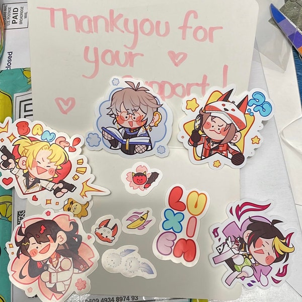 2" Luxiem Sticker Set - Etsy