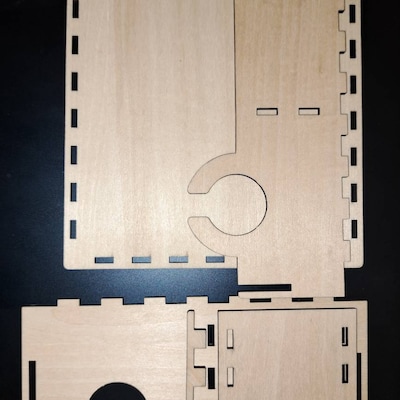 Wooden Safe Box Laser Cut Vector File, Gift Box Like Safe SVG File for ...