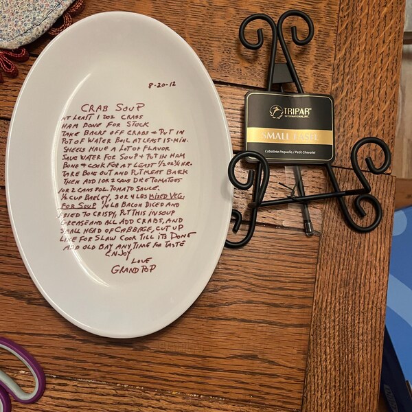 Handwriting Plate, Handwritten Gifts, Personalised Plate, Gift for ...