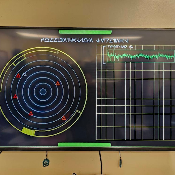 Radar Screen Video - Tactical HUD - Animated Digital Display - Star ...