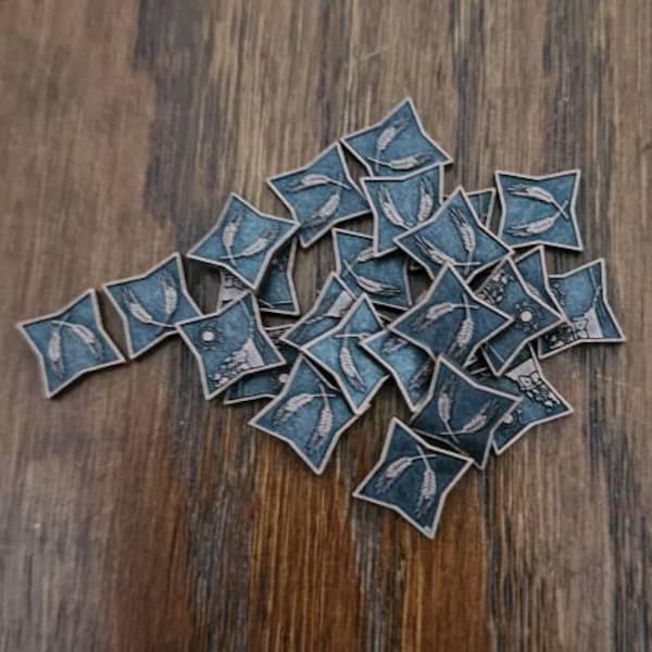 20 Platinum Ingots, Dnd Metal Game Coins, TTRPG Accessories, Dungeons ...