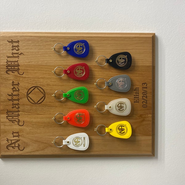 Narcotics Anonymous Key Fob Display | Personalized No Matter What ...