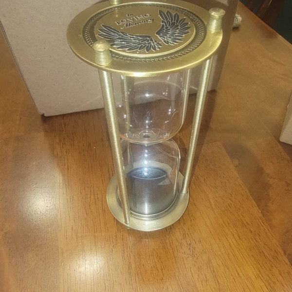 Personalized Hourglass Timer for Human Ashes, Customization Memorial ...