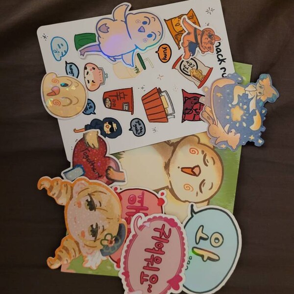 Madoka Magica Die Cut Stickers | Cute Magical Girl Anime Holographic ...