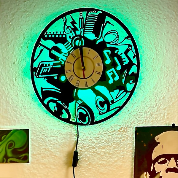 Young Wizard Silent Clock for Baby Boy Nursery Wall Decor Wizard Magic ...