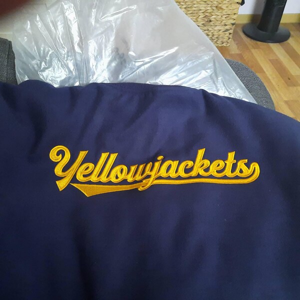 Varsity Jacket in Black Wool and Genuine Grey Leather Sleeves for ...