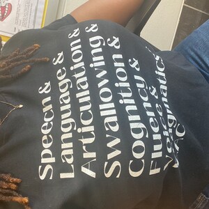 SLP Big Nine Speech Therapy SLP Bag Waterproof Travel Therapy - Etsy