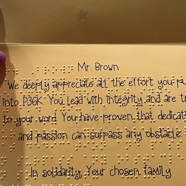 Customizable Braille Greeting Cards - Etsy