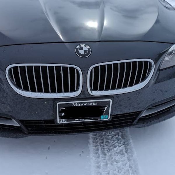 Black Carbon Fiber BMW Emblem Sticker Overlay Decal Vinyl Logo Badge ...