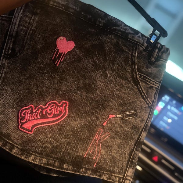 Melting Heart Machine Embroidery Design. 4 Sizes in PES, DST, JEF, Etc ...