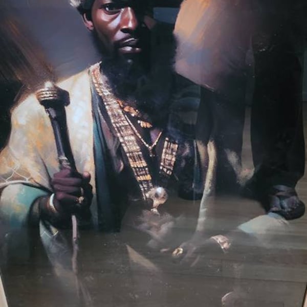 Kings of Africa Oil Painting | Mansa Musa Portrait | Wakanda Oil ...