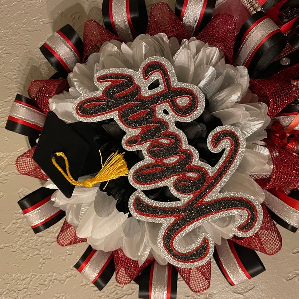 Name for Homecoming Mum - Glitter Decal - Cut Out - Etsy