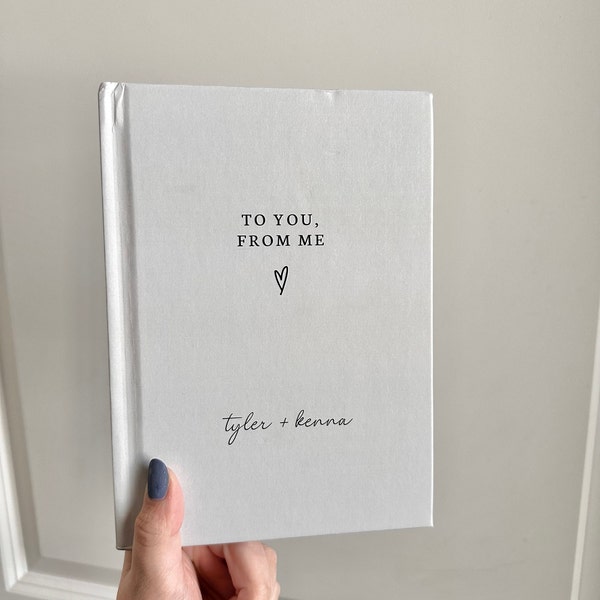 Personalized Couple Notebook- Custom Paper Anniversary Gift- Our First ...