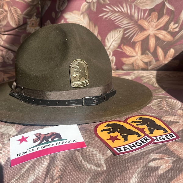 NCR Ranger Hat Pin and Insignia Stickers - Fallout New Vegas Inspired ...