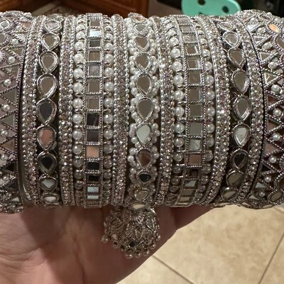 Indian Bangles Set / Bridal Bangles Set / Indian Jewelry / - Etsy
