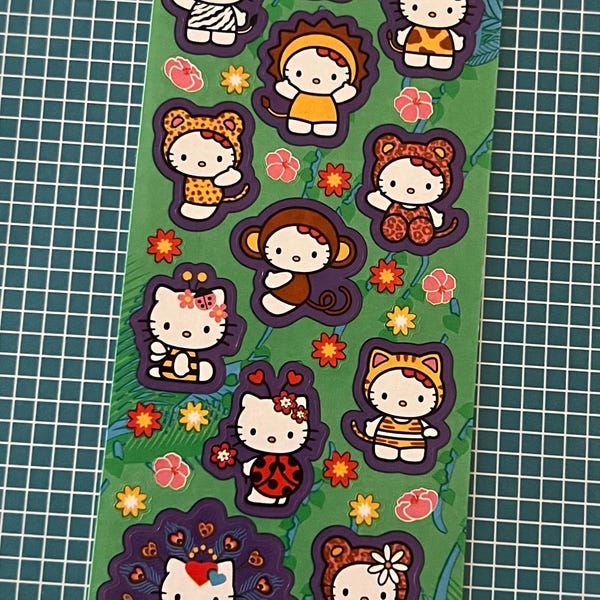 Modern 2000s Curious George Sticker Sheet - Etsy