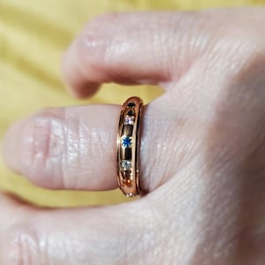 Swimming Fish Spinner Ring, Fish Ring, Fishing Lovers Ring, Fish Ring ...