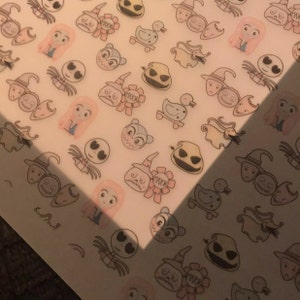 Instant Download Printable Spooky Notes, Digital Dot Grid Notepad - Etsy