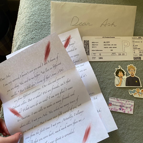 Dear Ash Letter | Banana Fish / Ash Lynx / Anime / Eiji Okumura / Manga ...