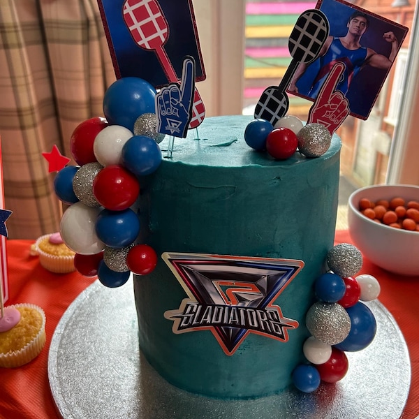 Gladiators Cake Topper Set. - Etsy UK