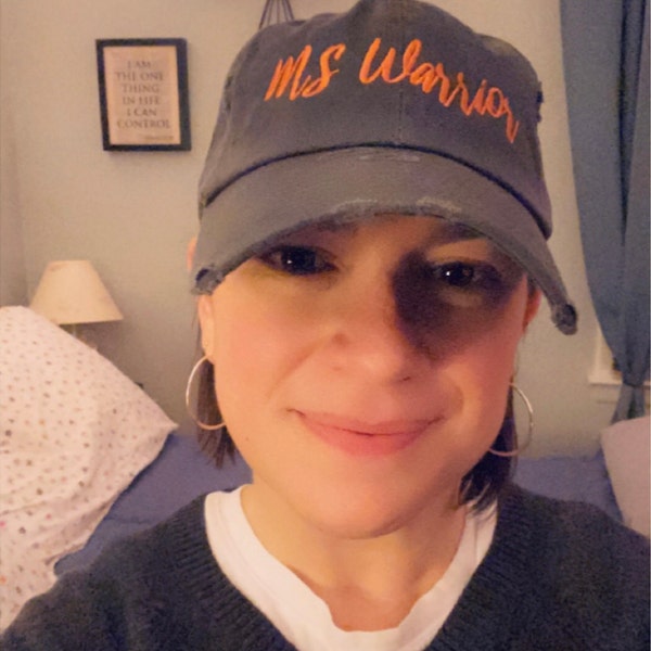 MS Warrior Hat | Distressed Baseball Cap OR Ponytail Hat | MS Strong ...