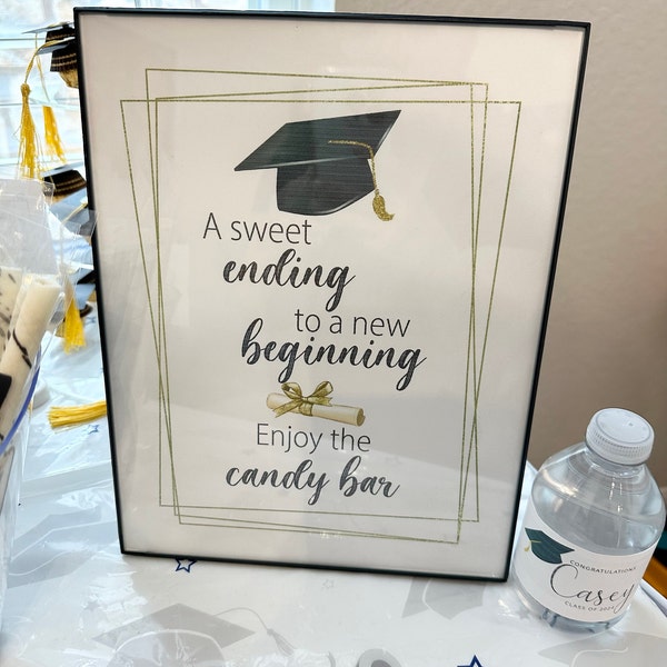 Graduation Bible Guest Book Sign, Graduation Party Sign, Graduation ...