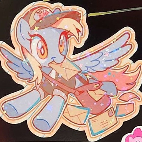 Mail Pony Vinyl Sticker - Etsy
