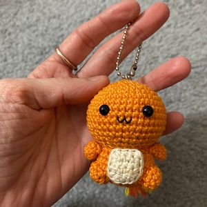 Crochet Keychain Cute Crochet Keychain Pokémon Keychain - Etsy