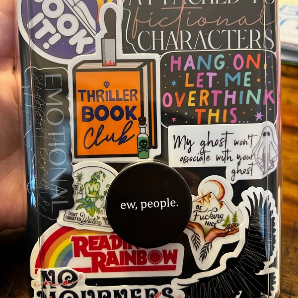 Slaying My Reading Goal Michael Sticker | Horror Books | Bookish Sticker | Horror Reader Sticker ...