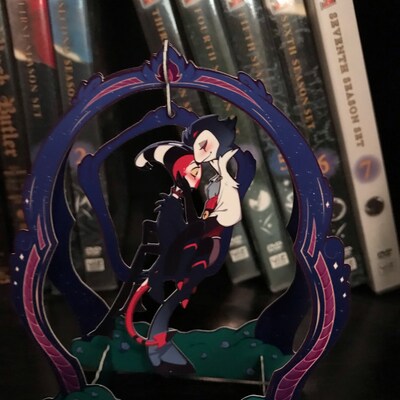 Angel Dust Hazbin Hotel Paper Craft Standee - Etsy