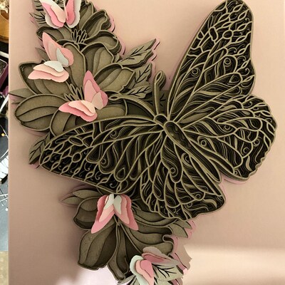 Layered Sea Turtle Laser Cut 3D File SVG Instant Download Vector ...