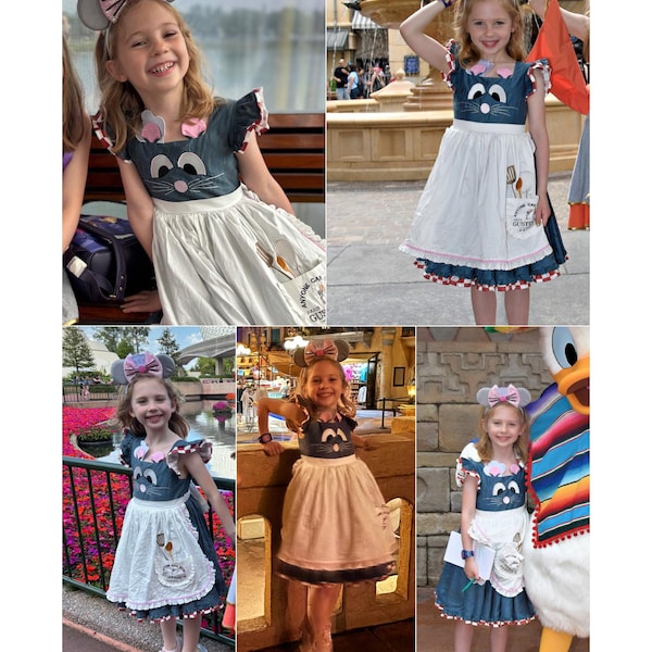 Remy Dress, Anyone Can Cook Dress, Ratatouille Dress, Remy Costume ...