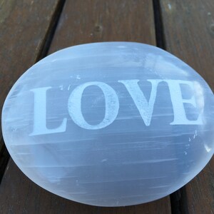 Selenite Charging Peace Sign Charging Ring Peace Sign - Etsy