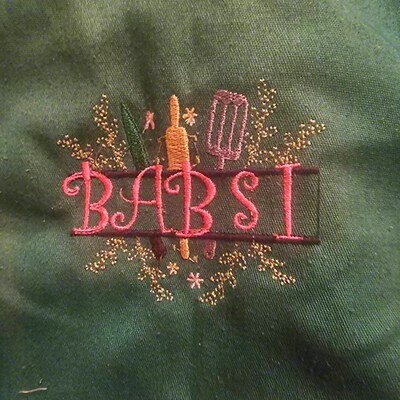 Kitchen Utensils Split Embroidery Design, Baking Tools Flower ...