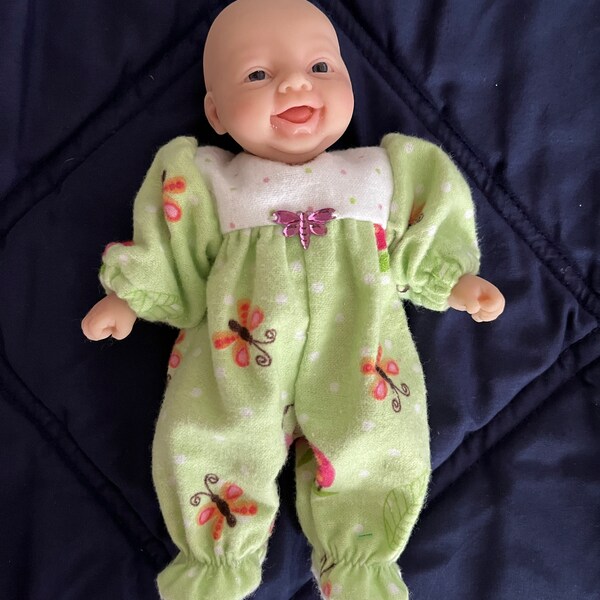 Romper Set for 7 Inch Mini Micro Preemie Baby Reborn Silicone Art Doll ...