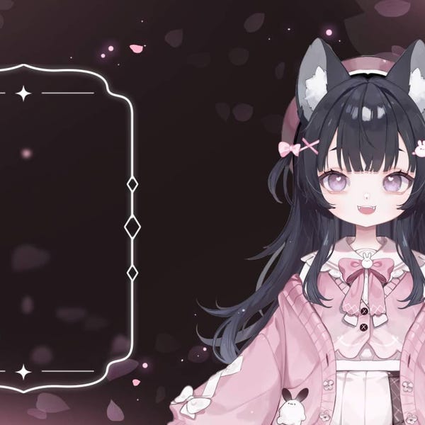 Free-ish for a Limited Time! Yuki the Moe Wolf Vtuber - Full Body Customizeable Vtuber ...