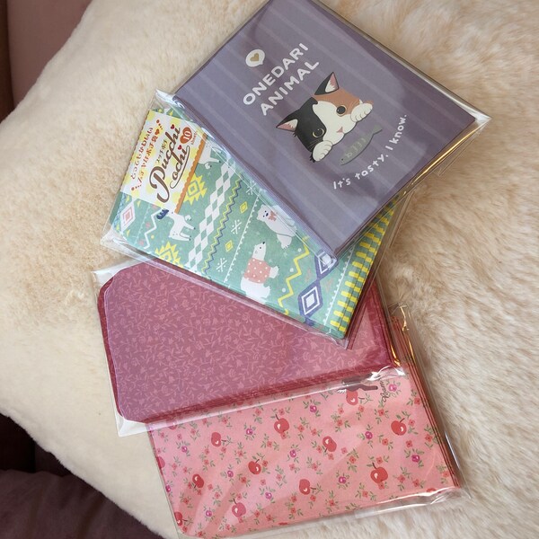 5 Kawaii Cat Envelopes, Japanese Stationery, Small Money Envelopes ...