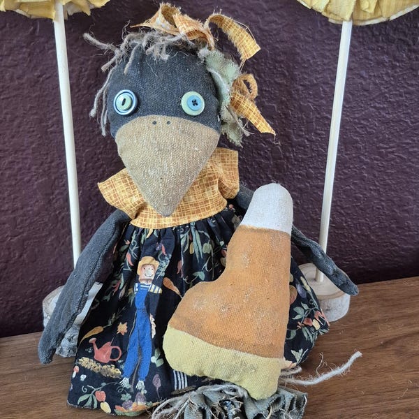 Primitive Scarecrow Doll Pattern Pipa the Lil' Peep Fall Raggedy ...