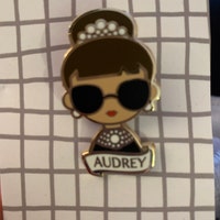 Audrey Hepburn Enamel Pin Brooch Bestseller - Etsy UK