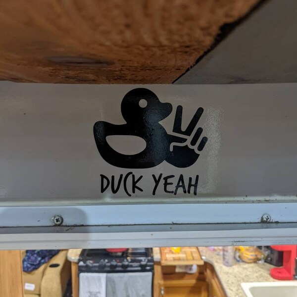 Duck Yeah 4x4 Vinyl Decal, Yeti Decal, Offroad Decal, Car Decal, Laptop ...