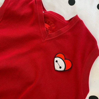 Big Hero 6 Baymax Heart Patch Disney Child's Outfit Embroidered Iron on ...