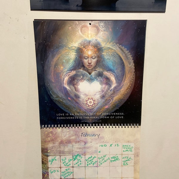SALE ~ Moon Calendar 2024, Filled With the Gratitude Diary Misprint ...