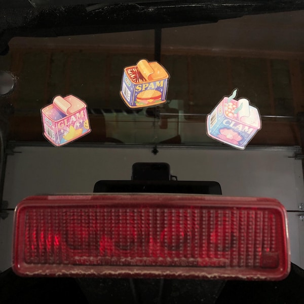 SPAM Stickers - Clam - Glam - Weird Food - Mimic - Pastel Aesthetic ...
