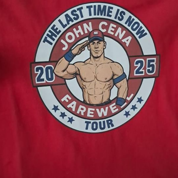 John Cena Farewell Tour PNG SVG | WWE Legend Retro Clipart | the Last ...
