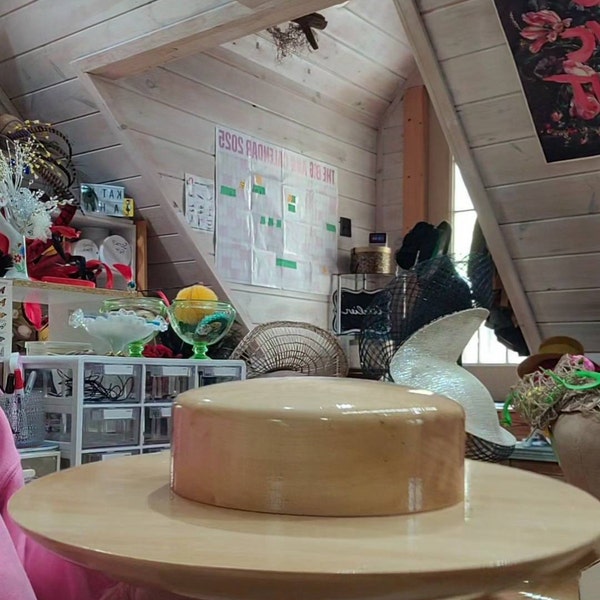 Wide Brim Hat Block Set - Hat Block Set 13 - Cartwheel Brim Block - Wide Brim Hat - Hat Making ...