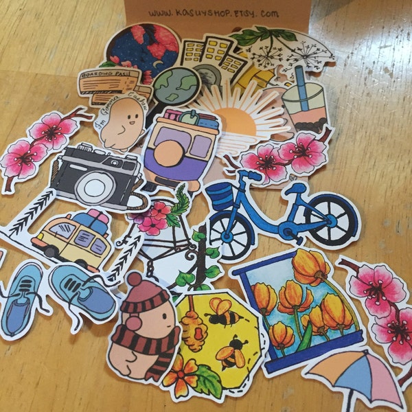 18 Pcs Fall Themed Sticker Pack/ Autumn/ Seasonal Sticker/ Planner ...