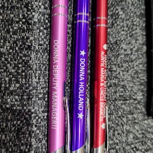 Personalised Pen, Engraved Ballpoint Pen, Promotional Pens, Custom ...