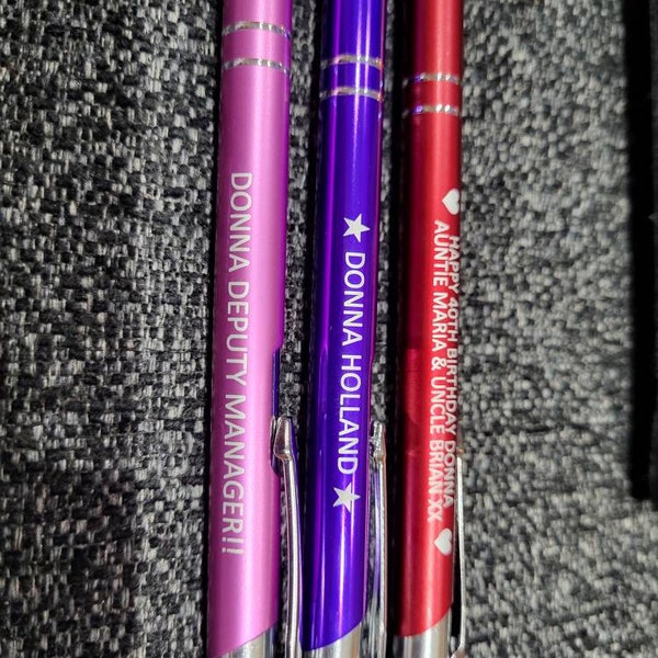 Personalised Pen, Engraved Ballpoint Pen, Promotional Pens, Custom ...