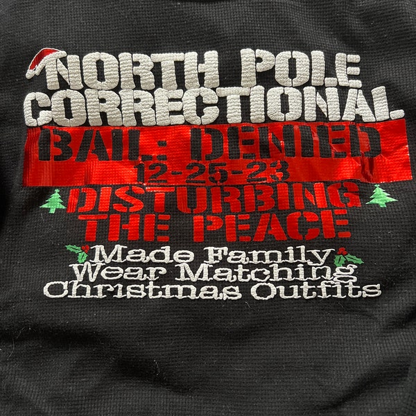 Christmas Family Svg Bundle, North Pole Correctional, Funny Family ...
