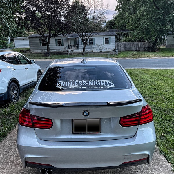 Endless Nights JDM Decal Sticker (bumper Sticker, Windshield Sticker ...